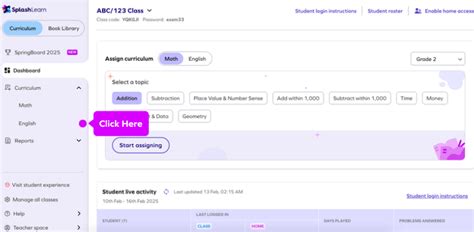 How Can A Teacher Assign Elareading Assignments To The Students Splashlearn
