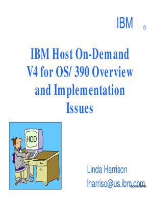 Fillable Online IBM Host On Demand Fax Email Print PdfFiller
