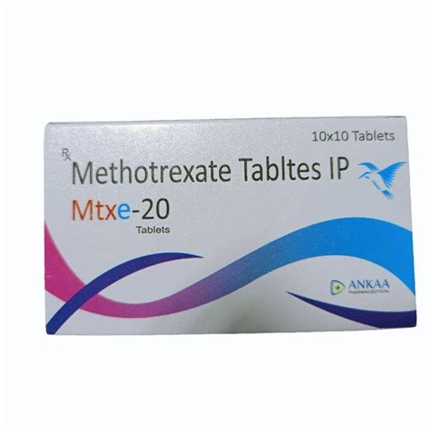 Methotrexate 20mg Tablet At ₹ 3800box Methotrexate Tablets In New Delhi Id 2853291264988