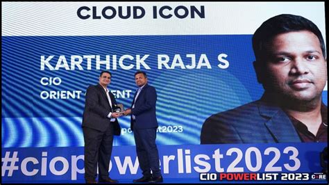 Karthick Raja S On Linkedin Cloud Cio Cio Ciopowerlist Cloud