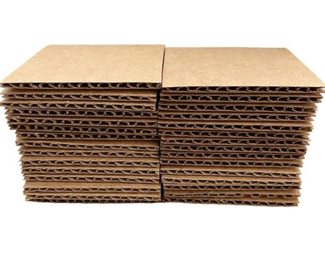 Corrugated Cardboard Squares Set Of 24 Junk Journals Blank Cardboard
