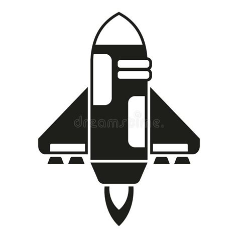 Rocket Space Icon Simple Vector Spaceship Launch Stock Vector Illustration Of Engine Idea