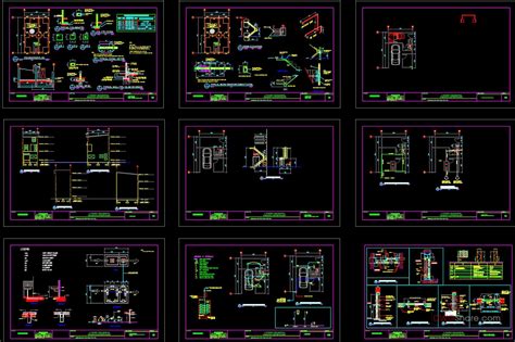 Residential Modern Contemporary Building Reinforcement Details Autocad File Dwg
