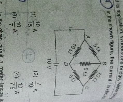 In The Shown Figure The Current I In Cirout Filo