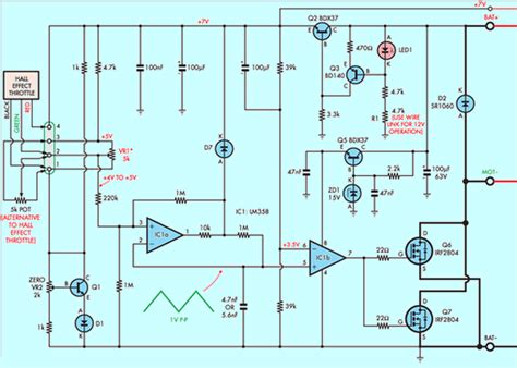 Yüksek Güçlü 30 Amper Dc Motor Hız Kontrol Devresi Elektronik Devreler Projeler