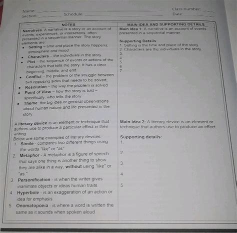 Name Schedule Class Number Section Date Studyx