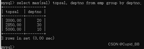 Mysql 35个dql练手题难mysql 题 取得每个部门的最高薪水的人员名称 Csdn博客
