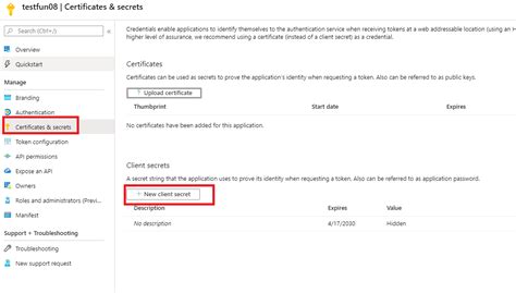Calling An Azure Function Secured By Aad Stack Overflow