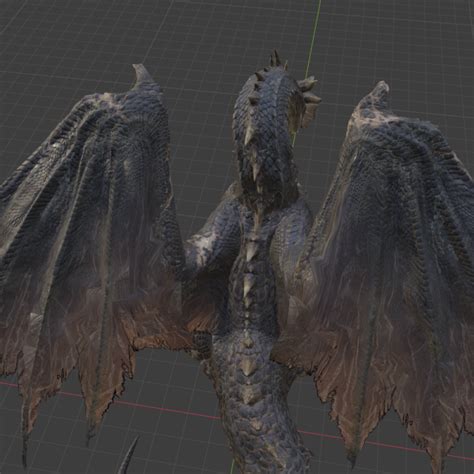 Fatalis Monster Hunter World 3dモデル In モンスター 3dexport