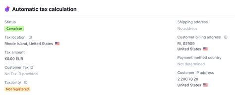 Testing Stripe Tax Stripe Documentation