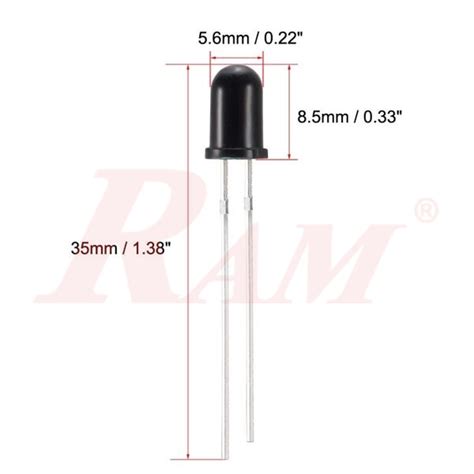 Ir Led 5mm Infrared Receiver Ram Electronics Website