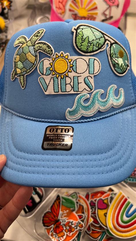 Trucker Hat Patch Bar Party Lemon Crush Bead It Bar