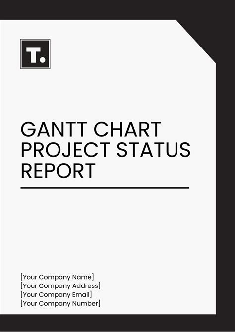 Gantt Chart Project Status Report Template Edit Online And Download Example