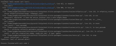 typeerror len of unsized object · issue 677 · thu ml tianshou · github