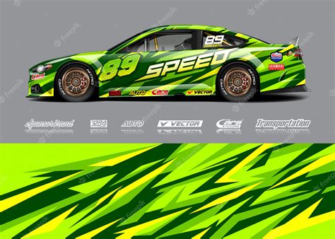 자동차 경주 일러스트 프리미엄 벡터