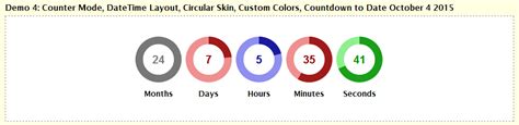 smart timer and counter jquery mega countdown plugin by smartplugins