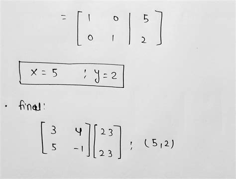 Solved Identify The Augmented Matrix For The System Of Equations And The Course Hero