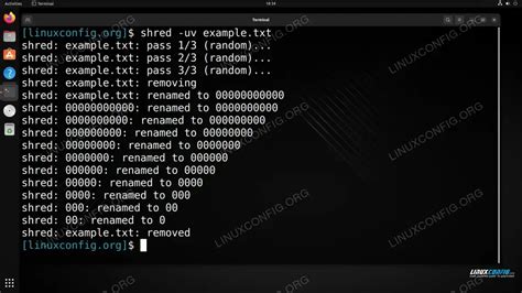 securely delete files on linux shred wipe and srm