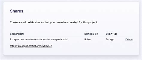 Sharing Error Occurrences Documentation Flare