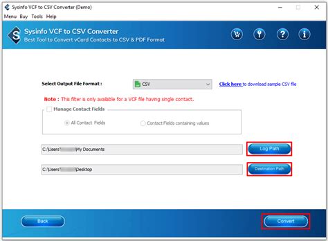 VCard VCF File To CSV Converter Tool For Contacts Migration