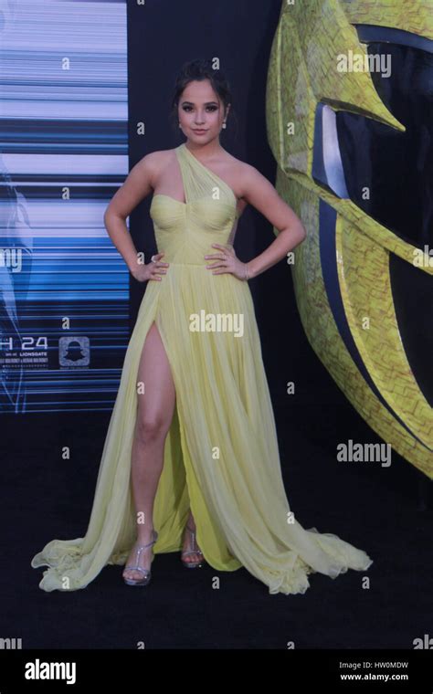 Los Angeles USA Nd Mar Becky G Power Rangers Premiere Held At The