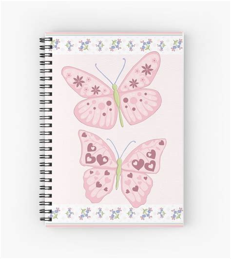 Girls Butterfly Notebook