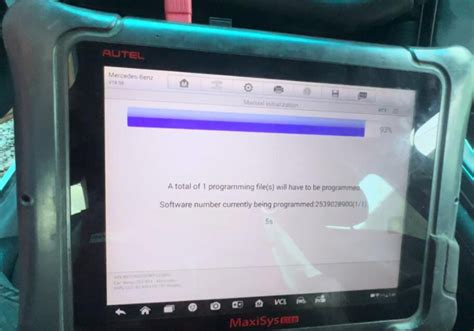 Autel Elite Ii Mercedes Headlight Programming And Online Coding