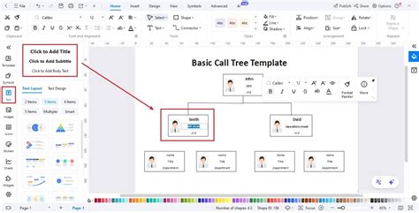 Editable Call Tree Templates With Real Life Examples