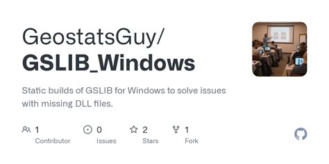 GitHub GeostatsGuy GSLIB Windows Static Builds Of GSLIB For Windows To Solve Issues With