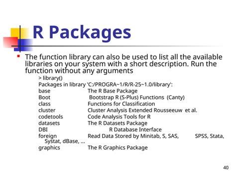 Brief Introduction To R Lecturenotes1r Ppt