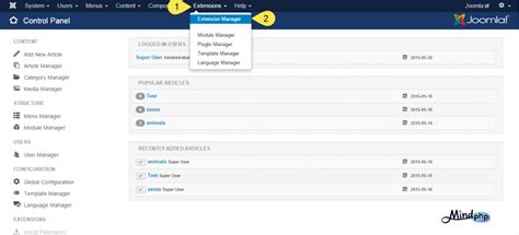 วิธีติดตั้ง ภาษาไทยลงใน Joomla 3 เว็บบอร์ด Php เว็บส่งเสริมการเรียน