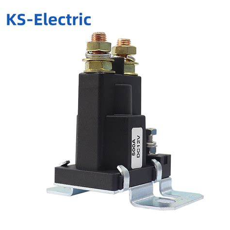 자동차 릴레이 스타터 솔레노이드 릴레이 500a12v24v 4 터미널 자동차 스타터 전원 스위치 듀얼 배터리 아이솔레이터 자동 시작 접촉기 Aliexpress