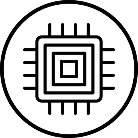 Premium Vector Vector Design Microprocessor Icon Style
