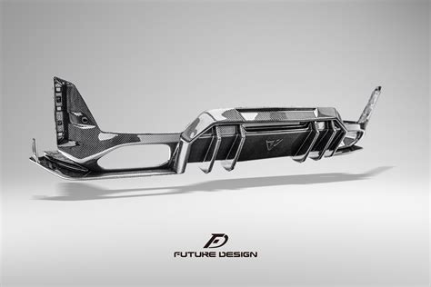Future Design Fd V1 Carbon Fiber Rear Diffuser For Bmw G20 G21 3 Ser Future Design Carbon