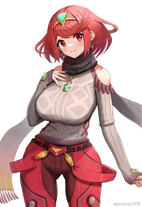 pyra (xenoblade chronicles and 1 more) drawn by gonzarez | Danbooru