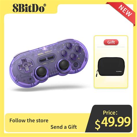 Ns 스위치용 무선 블루투스 컨트롤러 조이스틱 8bitdo Sn30 Pro 게임패드 Nintend Switch Macos