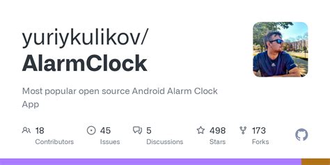 GitHub Yuriykulikov AlarmClock Most Popular Open Source Android Alarm Clock App