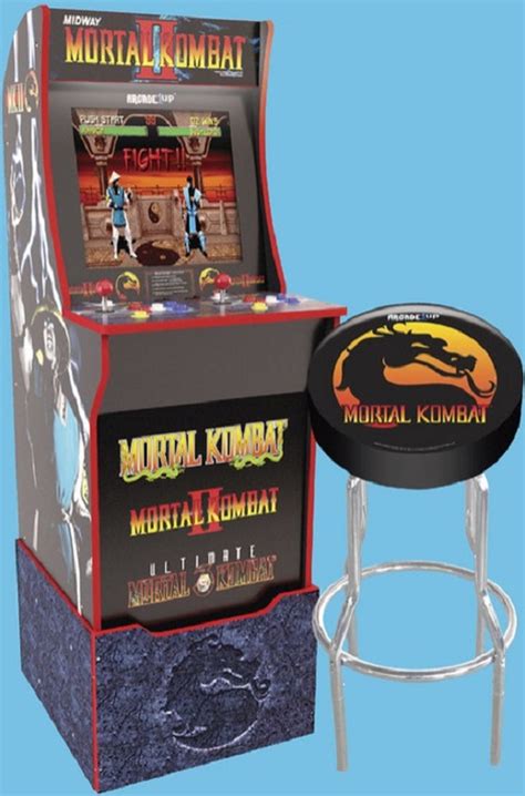 Arcade 1up Mortal Kombat Set Arcade Gamekast Orginele Kombat Stoel