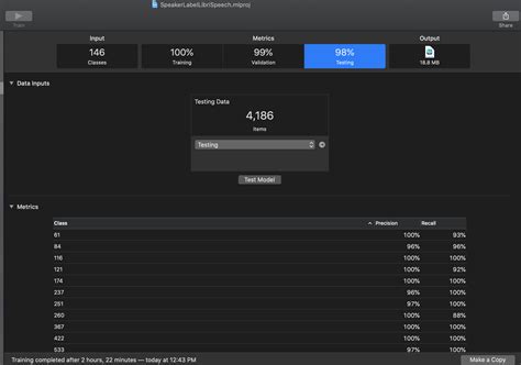 Sound Classifier Accuracy Poor On Speaker Recognition Unlike Createml