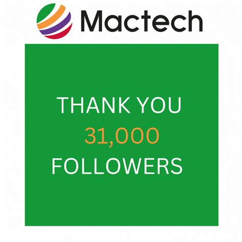 Mactech Energy Group On Linkedin Thankyou Milestones Followers 31000followers
