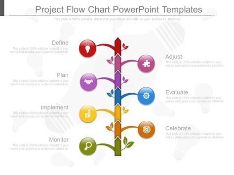 Project Flow Chart Powerpoint Templates PowerPoint Design Template Sample Presentation PPT