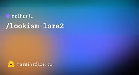 Nathanlu Lookism Lora2 · Hugging Face