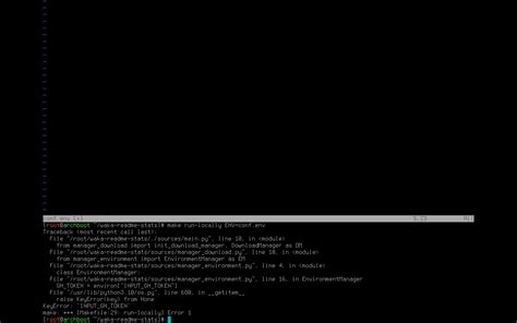 Got An Error When Running Actions · Issue 378 · Anmol098waka Readme