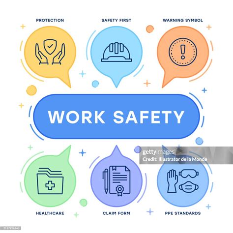 Work Safety Infographic Design High Res Vector Graphic Getty Images