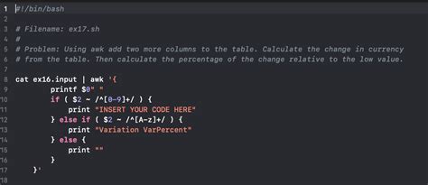 Bash Script In Linux This Is The Input With Chegg