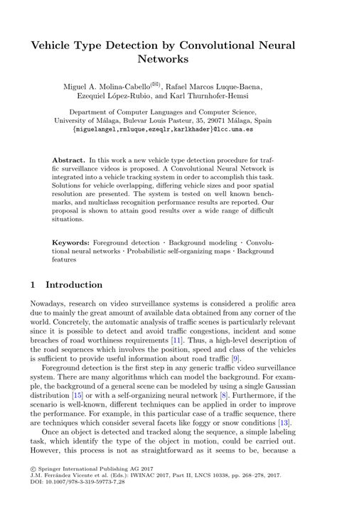 Pdf Vehicle Type Detection By Ensembles Of Convolutional Neural Networks Operating On Super