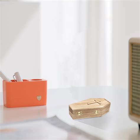 Elayard Shaped Boxes 1pcs Coffin Jewelry Box Small For Party Decorations