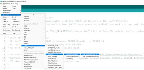 Controlling Led From Firebase Iot Cloud Platform Using Vega Aries