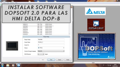 Instalar Software Dopsoft 20 Para Programar Las Hmi De La Marca Delta