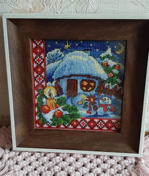 Картина вишита різдво — ціна 1000 грн у каталозі Картини Купити товари для дому та побуту за